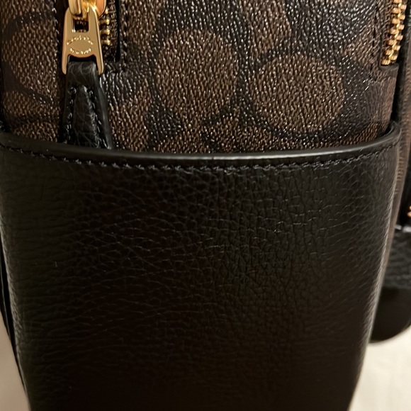 Coach | Bags | Coach Leather Signature Logo Backpack Brand New | Poshmark